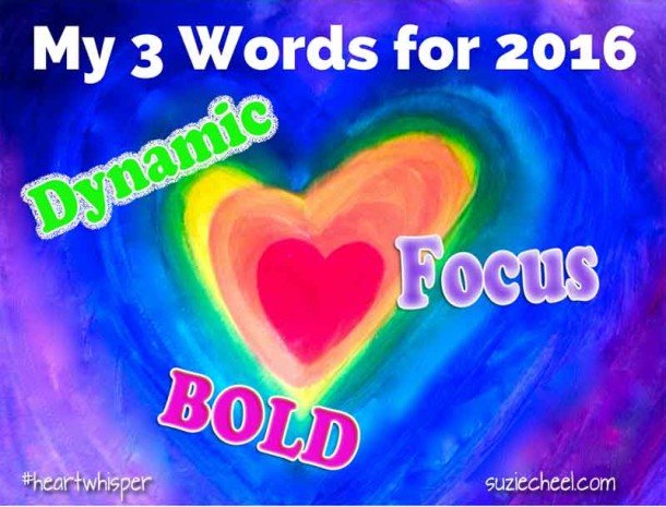 My 3 Words for 2016 | Suzie Cheel